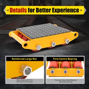 Rollers Moving Heavy Objects