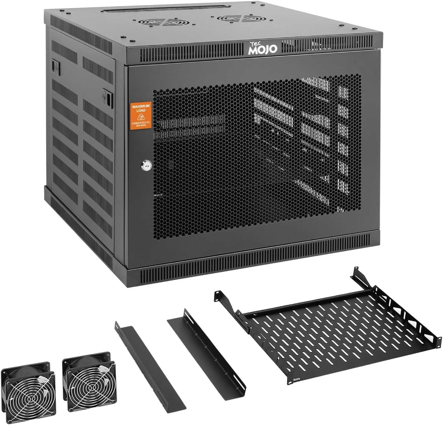 15U Wall Mount Rack 15U Rack 17.7 Inch Depth Hold Up to 176 Lbs ...