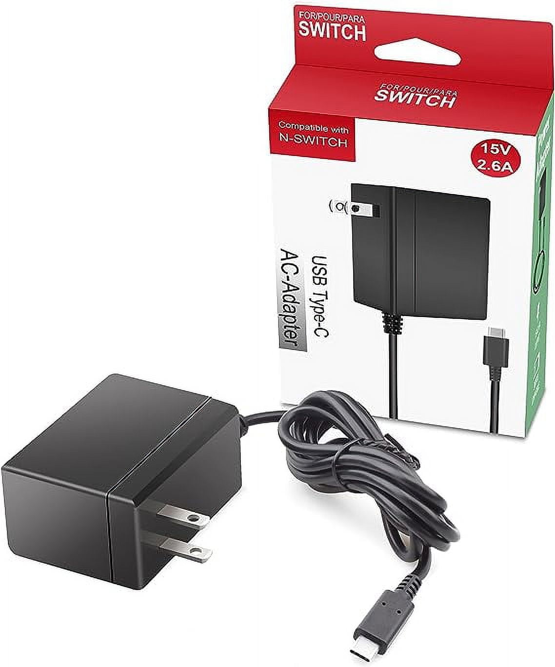 15V 2.6A USB C Adapter for Switch Lite Switch OLED, Power Supply for ...