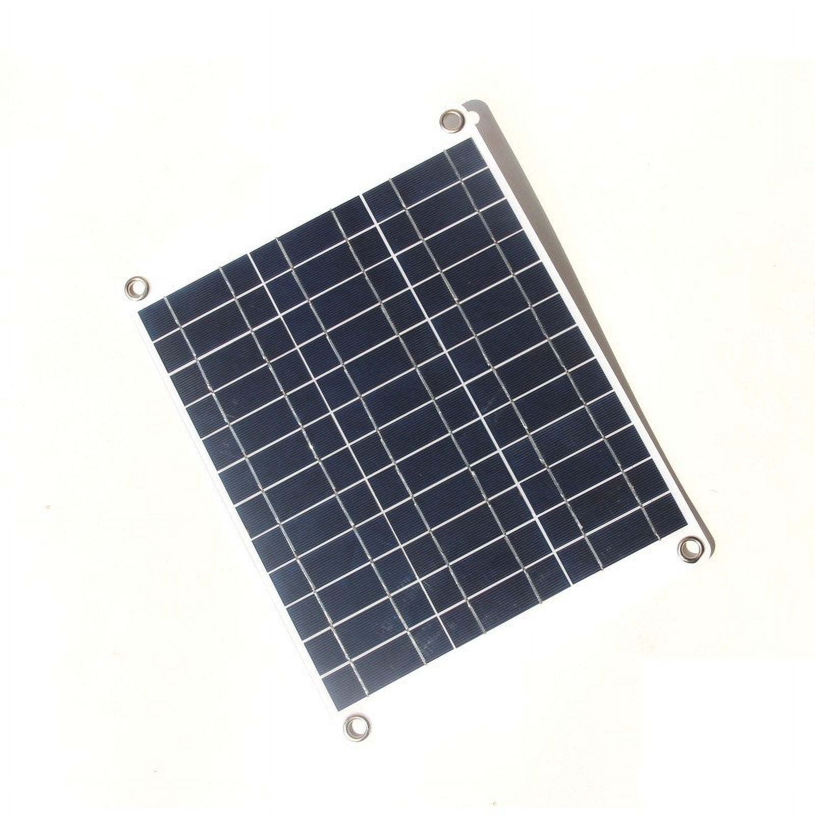 15W 12V/5V Flexible Solar Panel Mobile Phone Charger Charges 12V Car ...