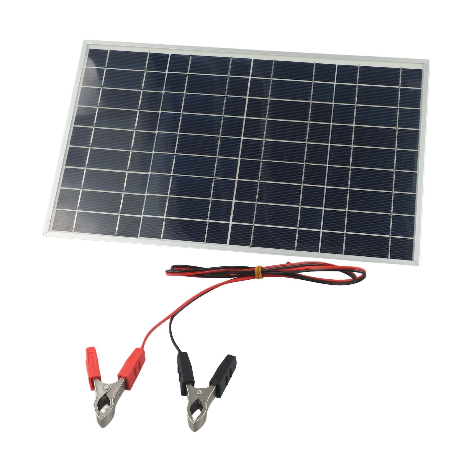 15W 12V Waterproof Solar Panel Kit with for Alligator Clip Solar Panel ...