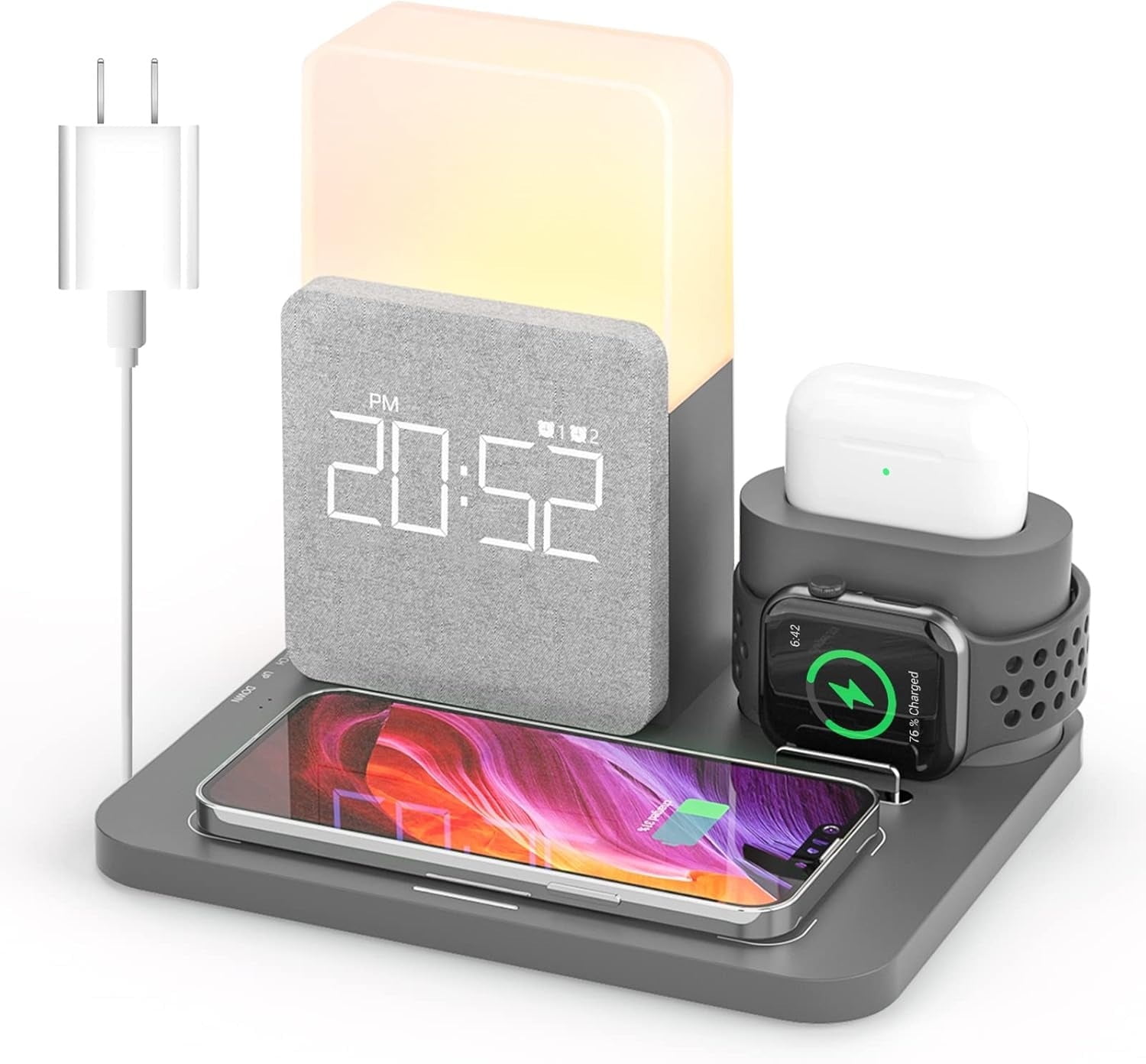 15W 3-in1 Wireless Charger Compatible iPhone 16/15/14/13/15, Apple ...