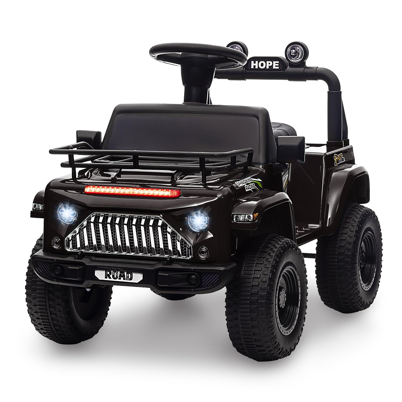 15W 6V Electric Truck Car, Battery Powered Electric 4 Wheeler Off-Road ...