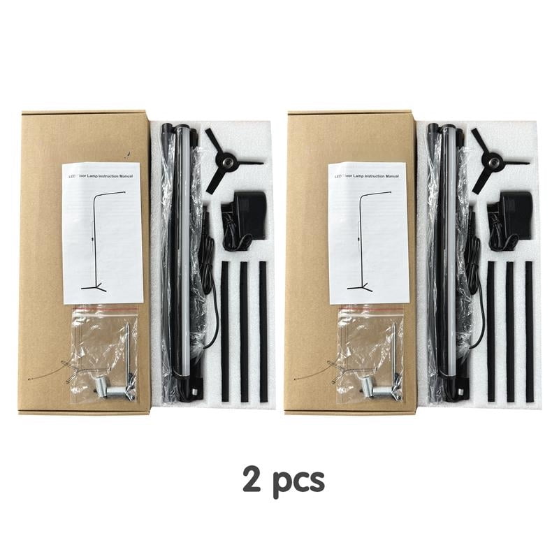 15W Bright LED Floor Lamp with Stepless Adjustable 3700K-7000K Colors ...