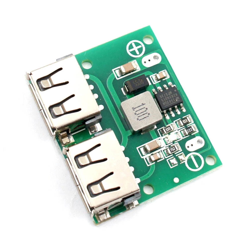15W Dual USB 5V 3A DC Buck Voltage Step-down Charging Module 9V 12V 24V ...