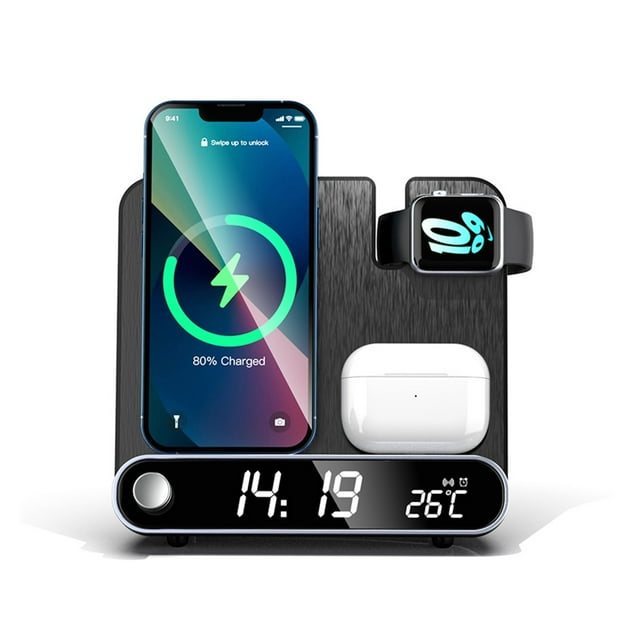 15W Fast Induction Charging Holder For Watch Phone 3 In 1 Wireless ...