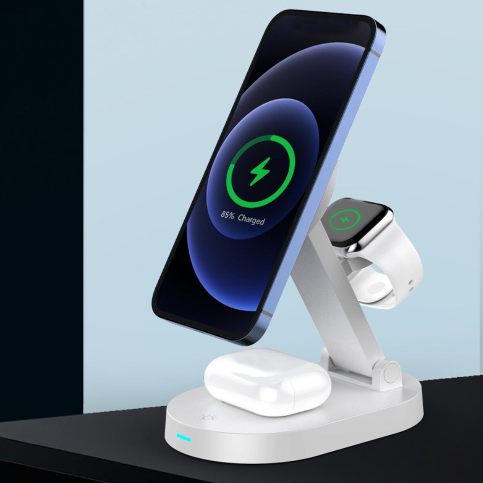 15W Fast Vertical Wireless Charger, Multi-Device Charging Pad, Sleek ...