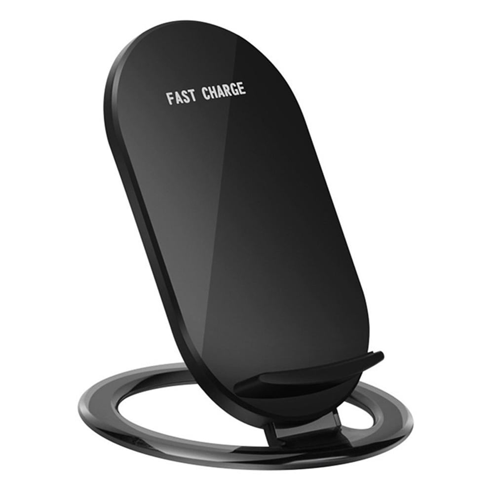 15W Fast Wireless Charger Stand Detachable 2-Coils Charging Pad Slim ...