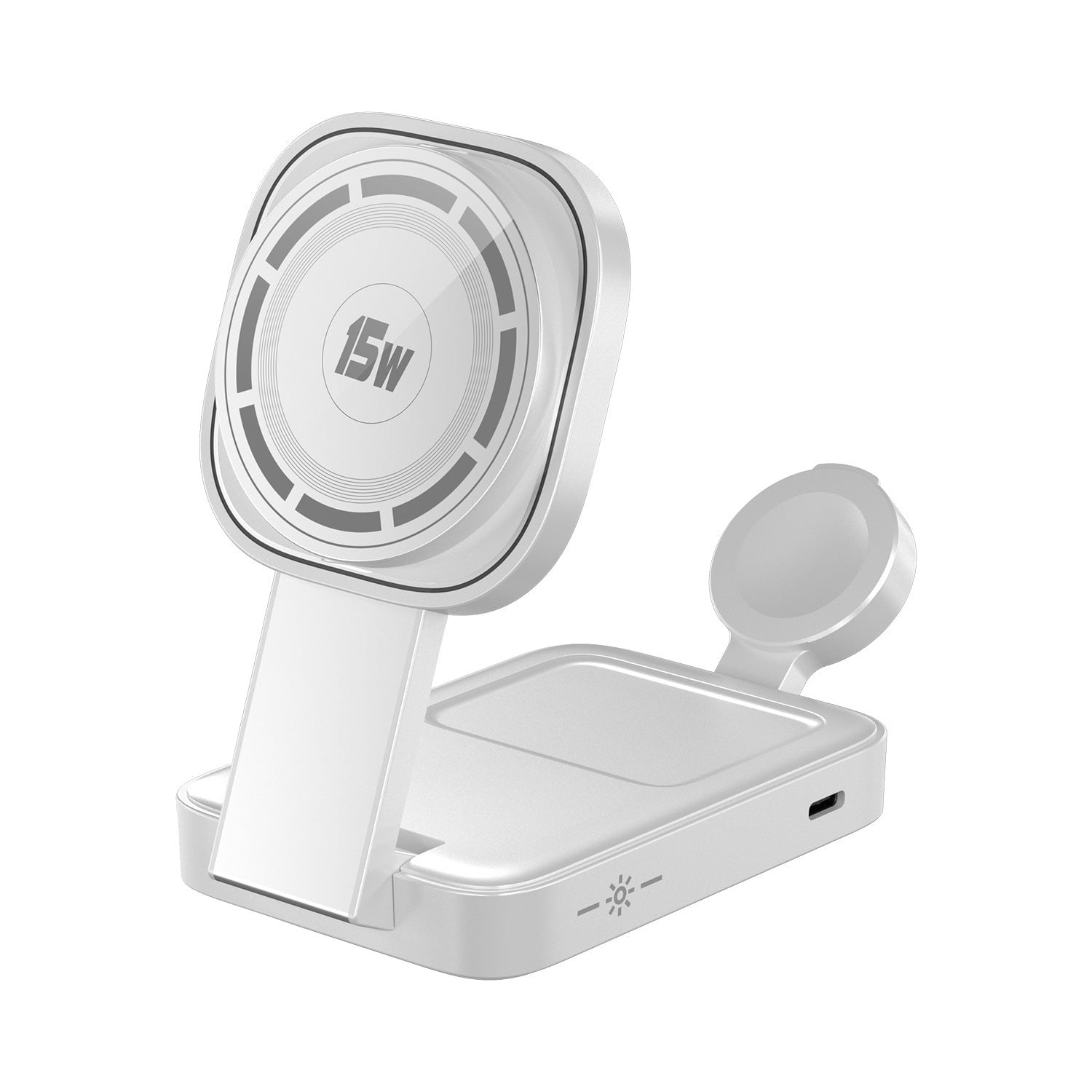 15W Foldable And Portable Three-in-one Wireless Charger - Walmart.com