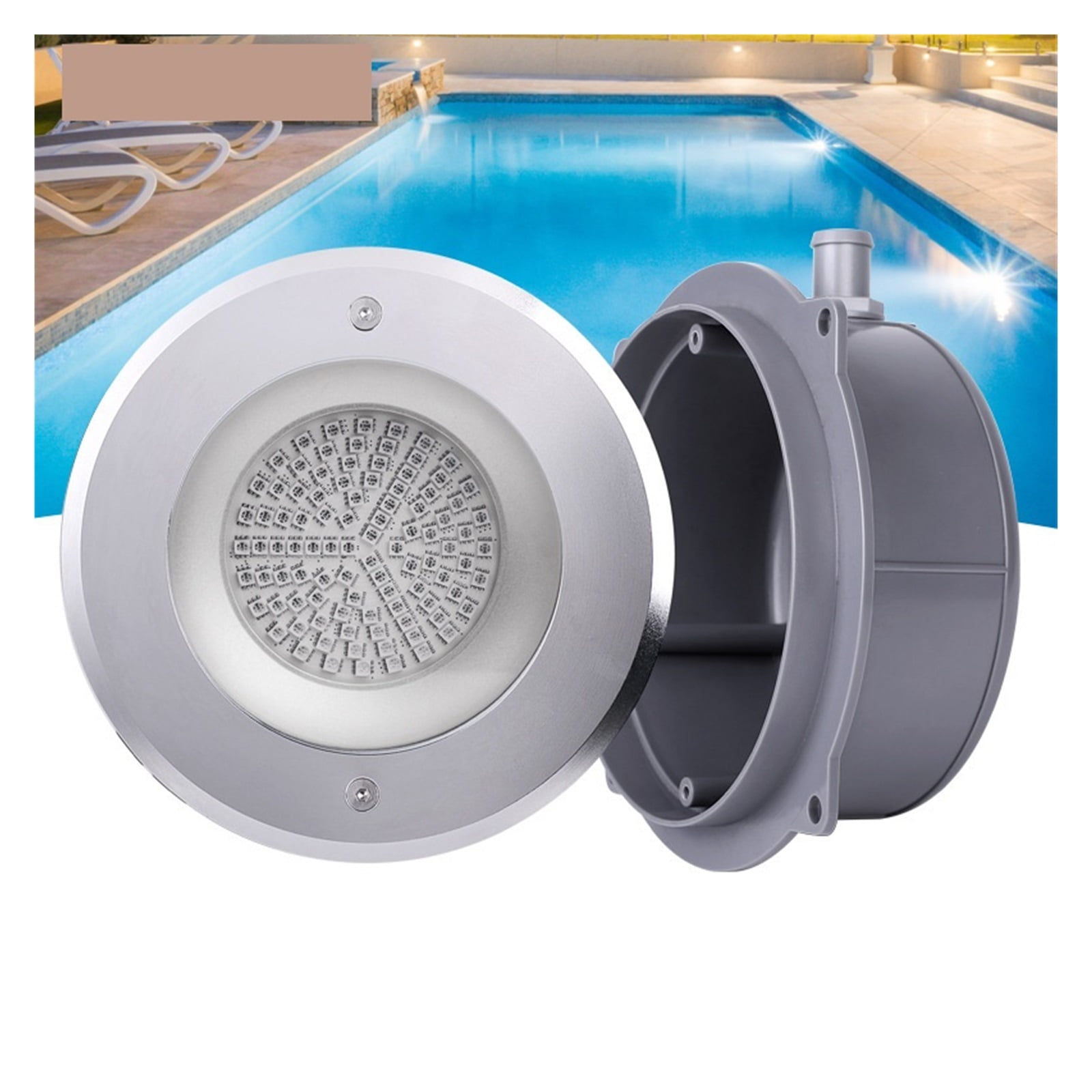 15W LED Recessed Wall Light Stainless Steel Shell Underwater Buried ...