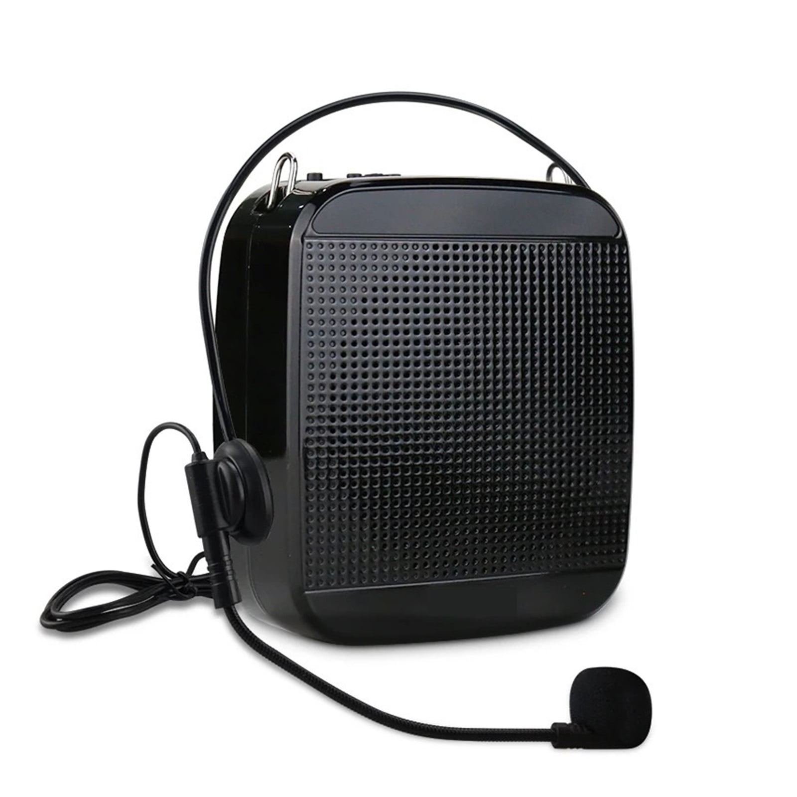 15W Portable Voice Amplifier Wired Microphone Megaphone Audio Sound ...