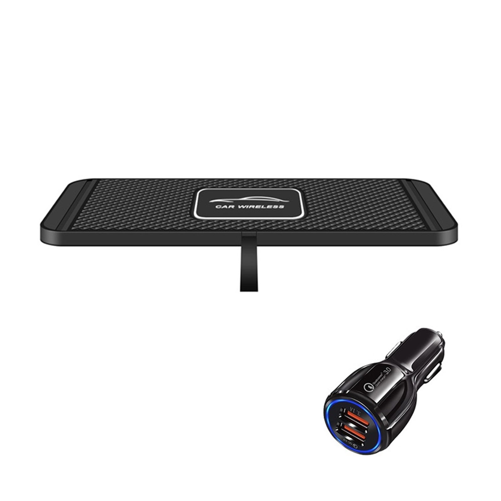 15W QI Wireless Charger Car Wireless Charging Dock Pad For Fast Phone ...