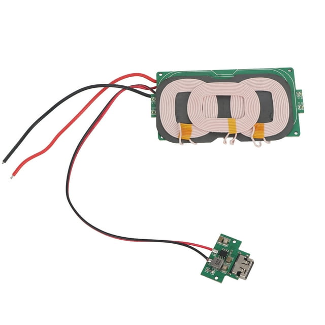 15W QI Wireless Charger Transmitter Module with 3 Coils, USB Interface ...