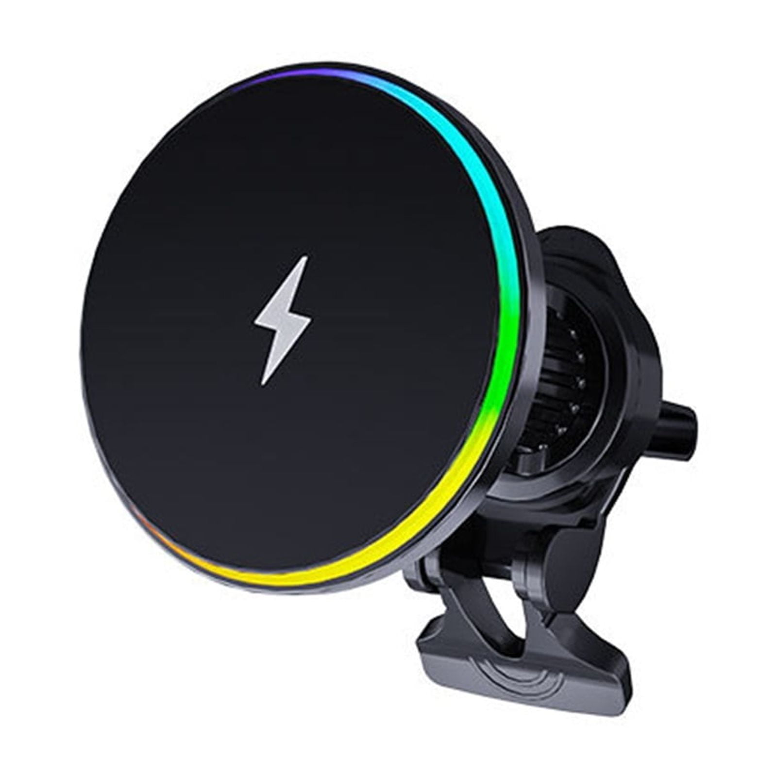 15W RGB Wireless Charging Magnetic Wireless Charger Blue Light Phone ...