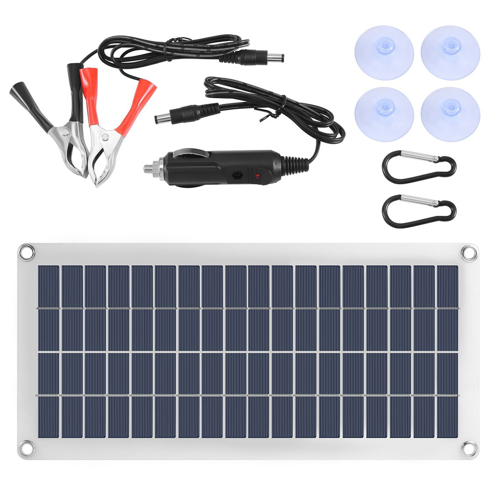 15W Solar Panel 12-18V Solar Cell Solar Panel for Phone RV Car MP3 PAD ...