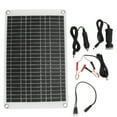 15W Solar Panel Battery Charger Portable Solar Panel Charging Kit for ...