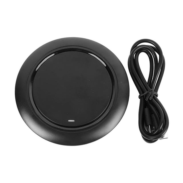 15w Wireless Charger Portable Desktop Round Fast Charging Pad For