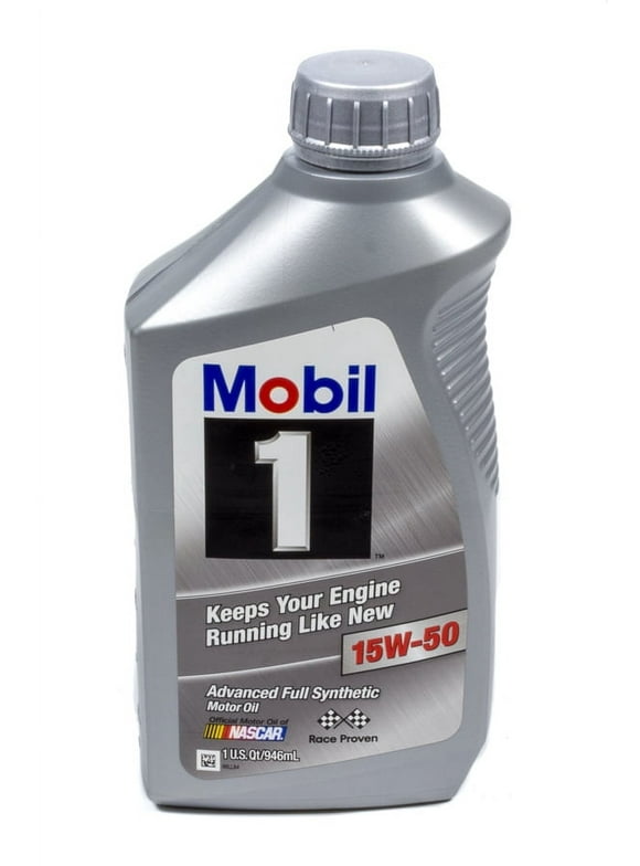 Mobil 1 15W-50 Oil in Mobil 1 Oil - Walmart.com