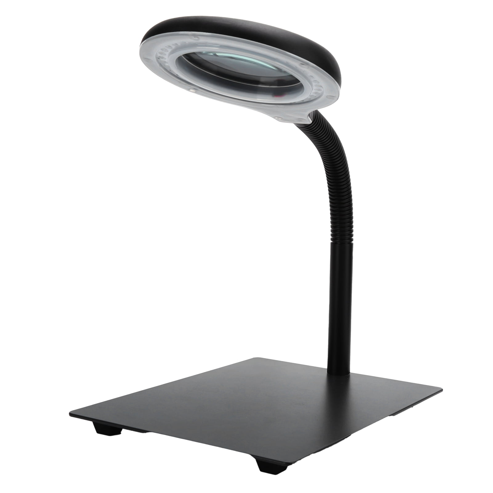 15X Flexible Magnifying Lamp 40LED Desktop Magnifying Lamp Metal base ...