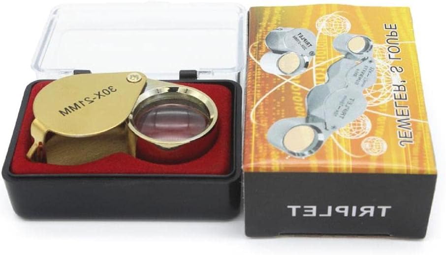 15X Jewelers Loupe Magnifier Foldable Pocket Magnifying Glass Jewelry ...