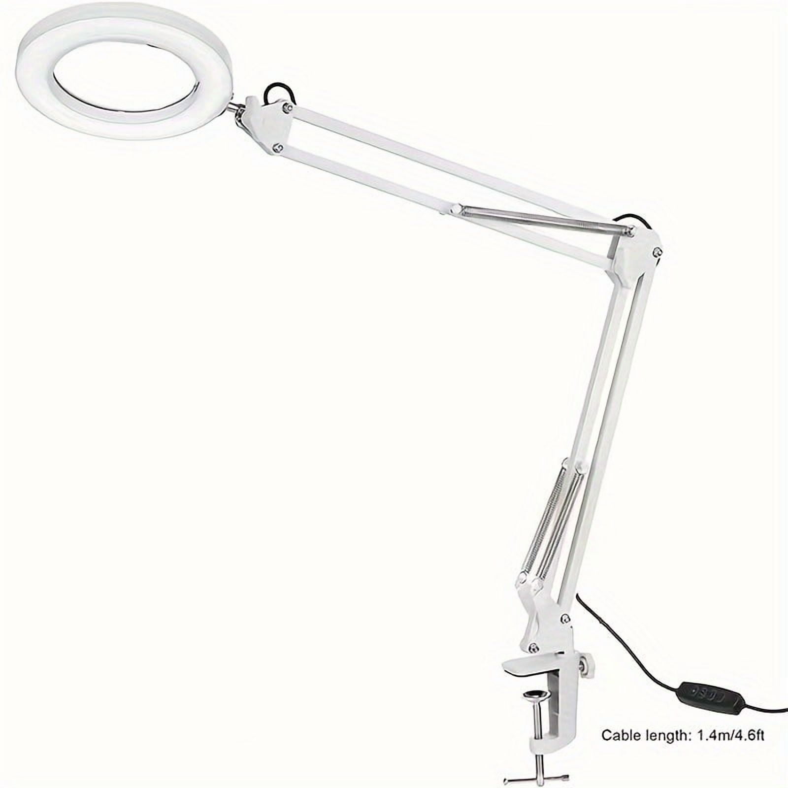 [15X Magnification LED Lamp] 15X Magnification High-Powered Magnifier ...