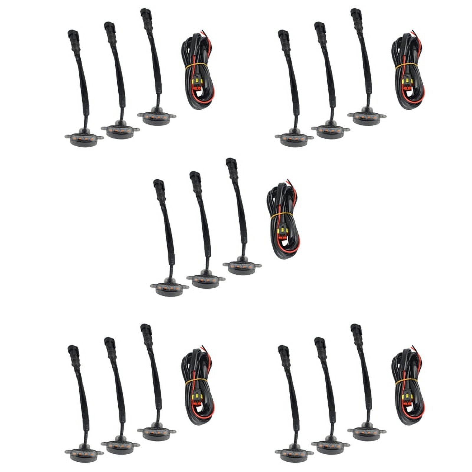 15X Smoked Lens LED Front Grille Running Lights for - Walmart.com