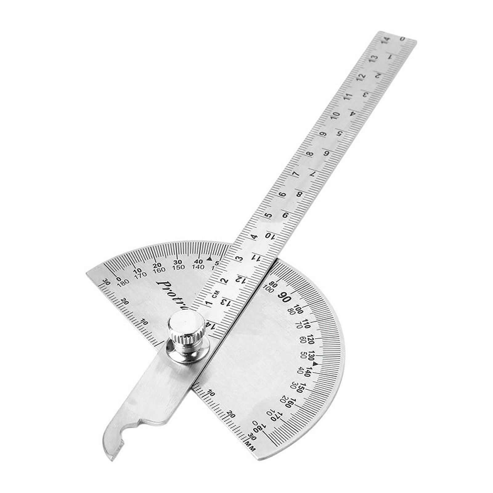 15cm 180 Degree Adjustable Protractor multifunction stainless steel ...
