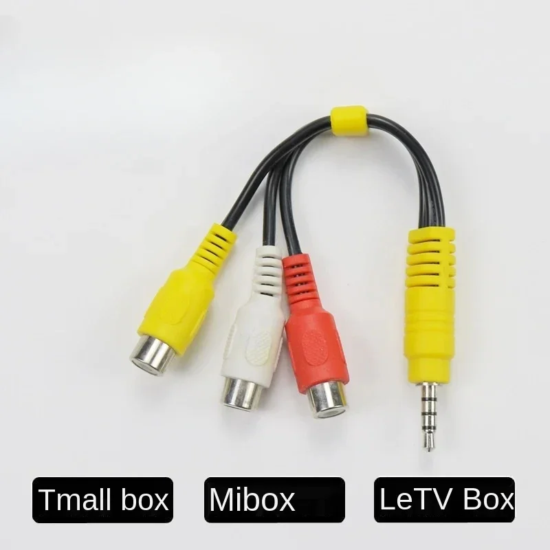 15cm 3.5mm 28cm Audio Cable Jack Plug To 3 RCA Plugs Male To Male/Male ...
