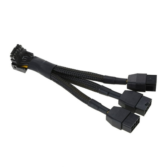 15cm 3x8pin to 16Pin Graphics Card Connector Cable 12VHPWR GPU Adapter ...