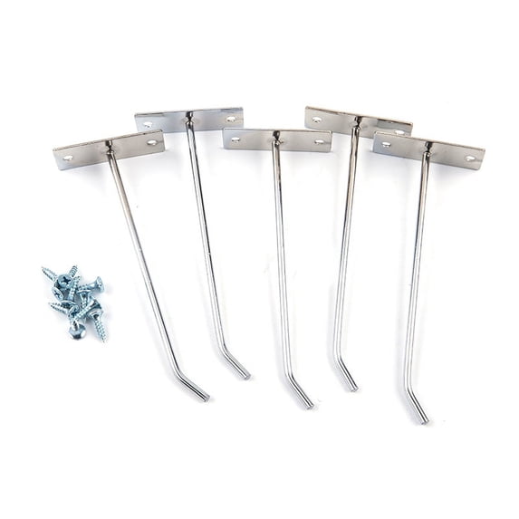 (15cm) 5Pcs Hole Board Hook Hanger Tools Wall Mount Storage Rack ...