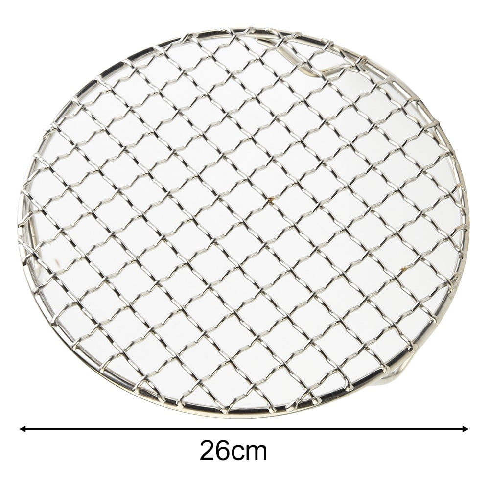 15cm-60cm Stainless Steel Barbecue Mesh Round BBQ Net With Foot ...