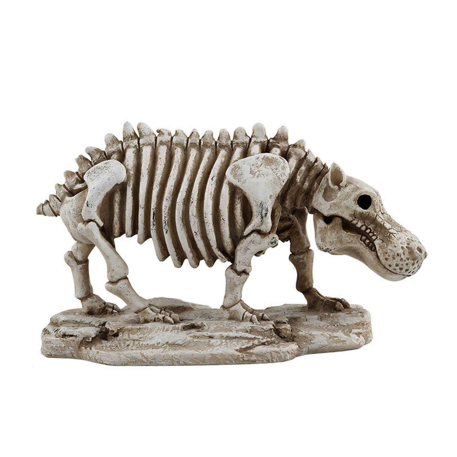 15cm Halloween Desk Decorations 2026 Hippo Skeleton Halloween Table ...