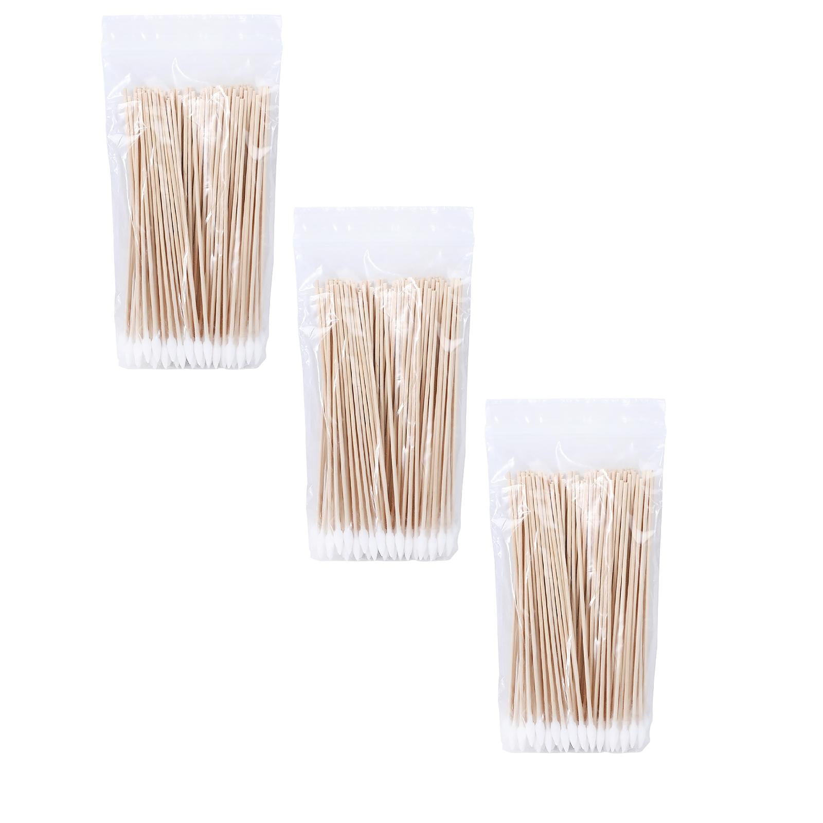 15cm Long Cotton Stick with Upgraded Sturdy Wooden Stick and Sufficient ...
