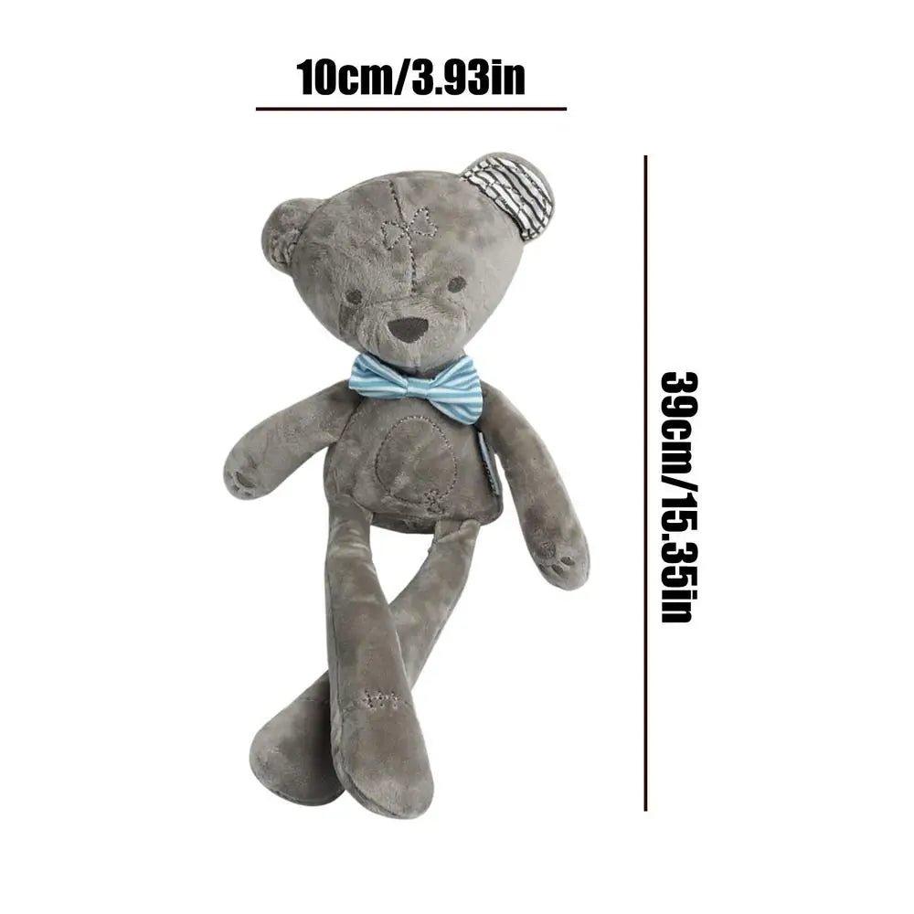 Adorable Bear Plush Toy - Soft Stuffed Animal with Bow for Kids ...