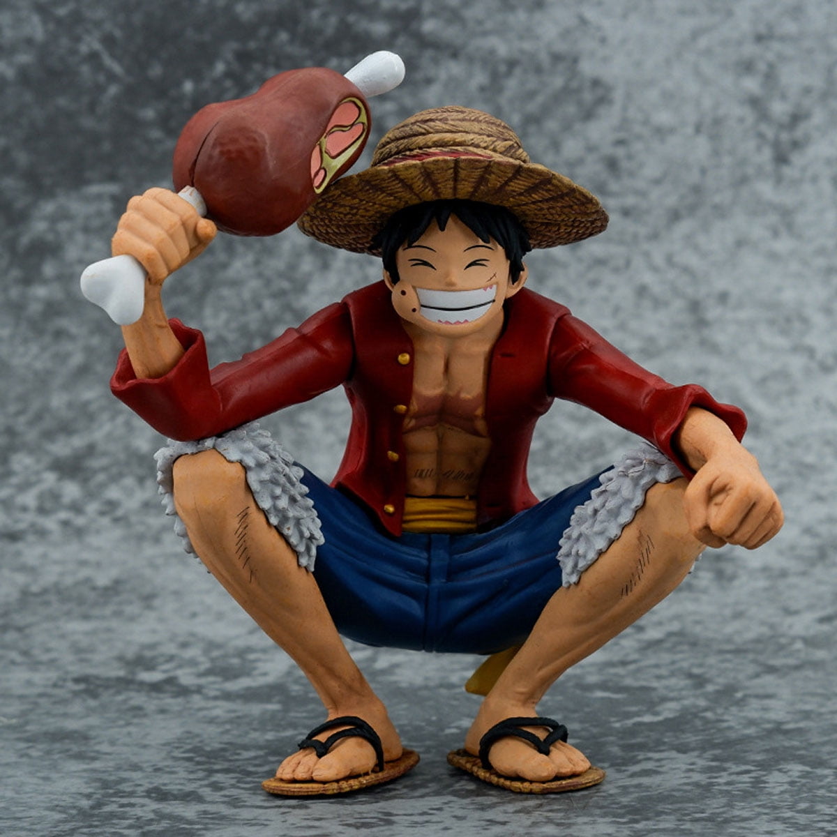 15cm One Piece Anime Figures Straw Hat Monkey D Luffy Action Figure ...