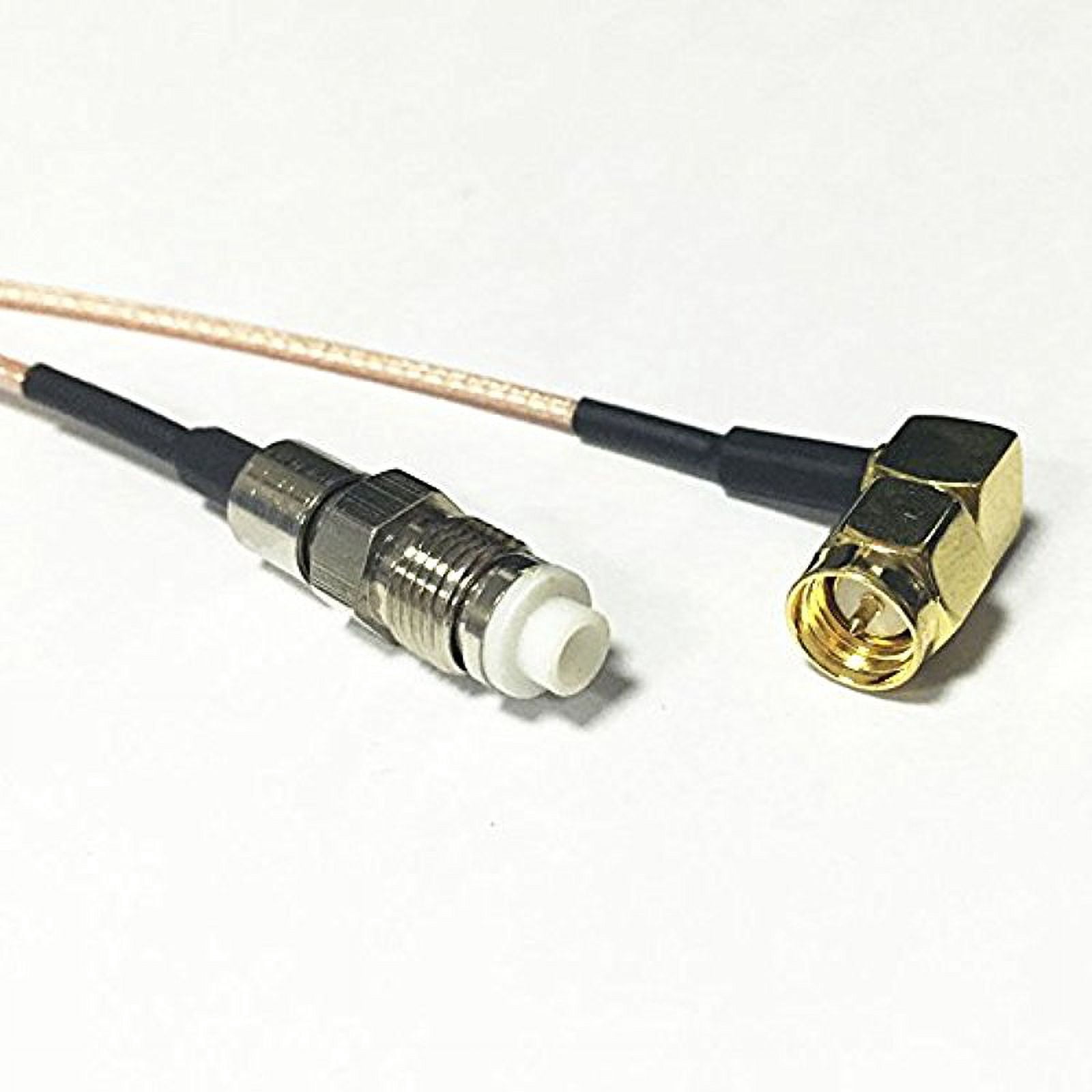15cm SMA male plug Right Angle RA to FME female jumper cable RG178 ...