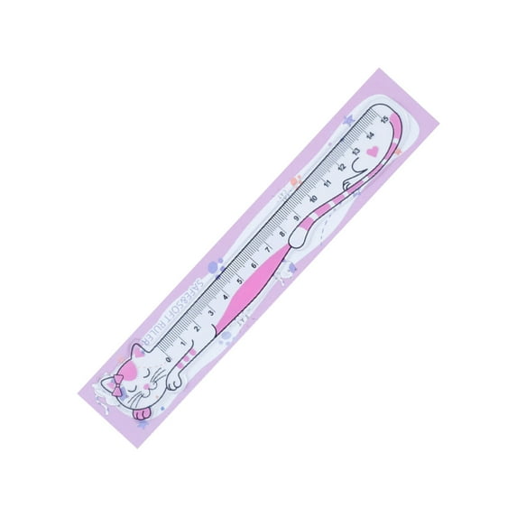 15cm Soft Ruler Straight Ruler Measuring Tool Lovely Cats Rulers with ...
