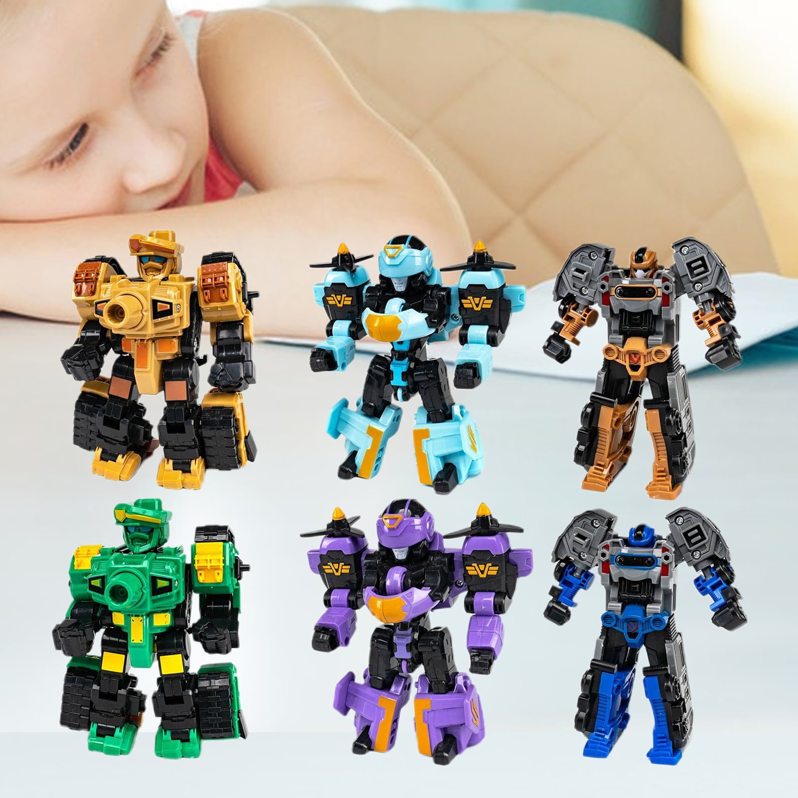 15cm Transformer Robot Toy - Various Styles of Fast Fighter Aircraft ...