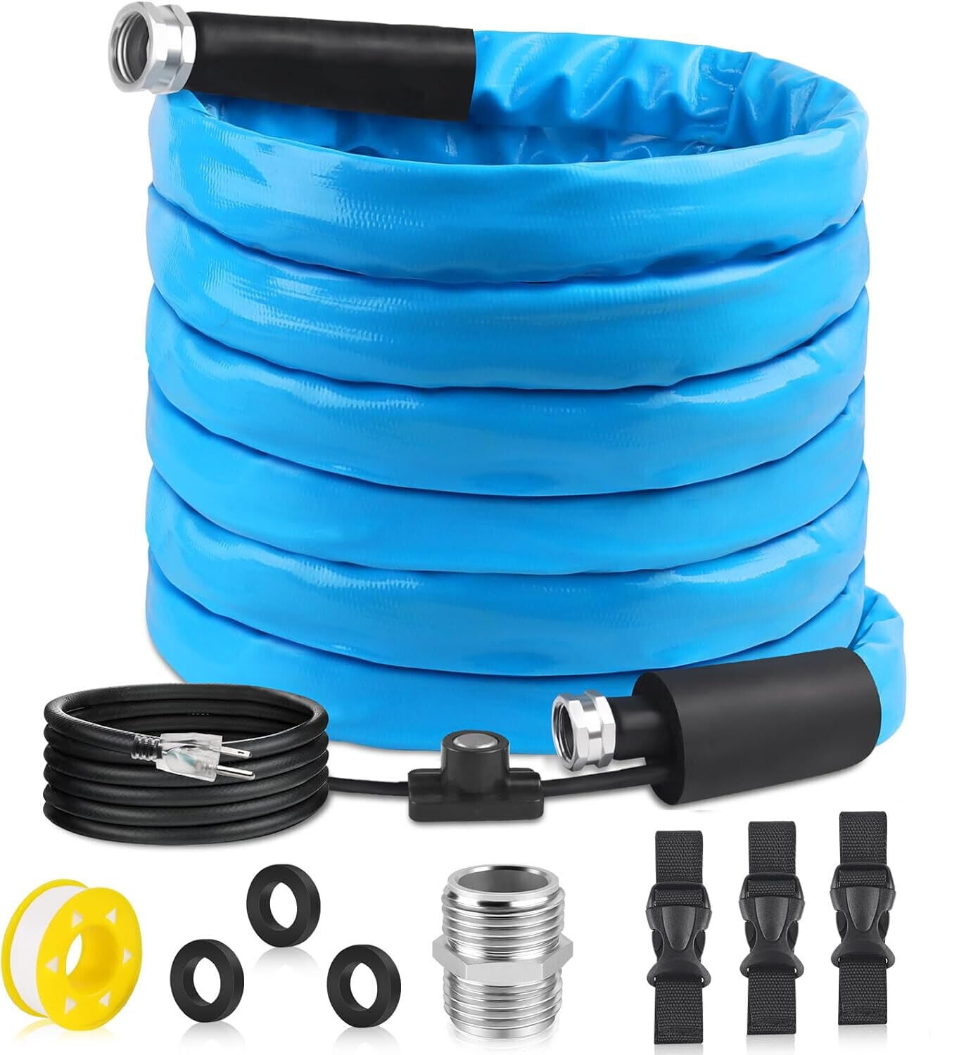 15ft Heated Water Hose for RV -45℉ Antifreeze Heated Drinking Water ...