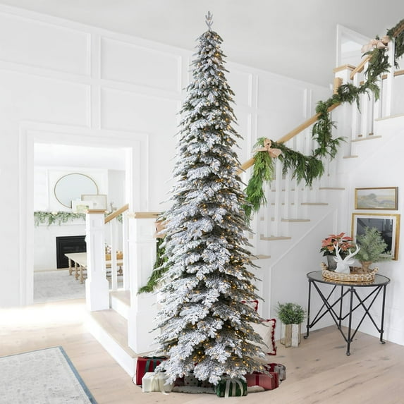 15ft Prelit Christmas Tree, Artificial Christmas Tree with 1400 Warm ...