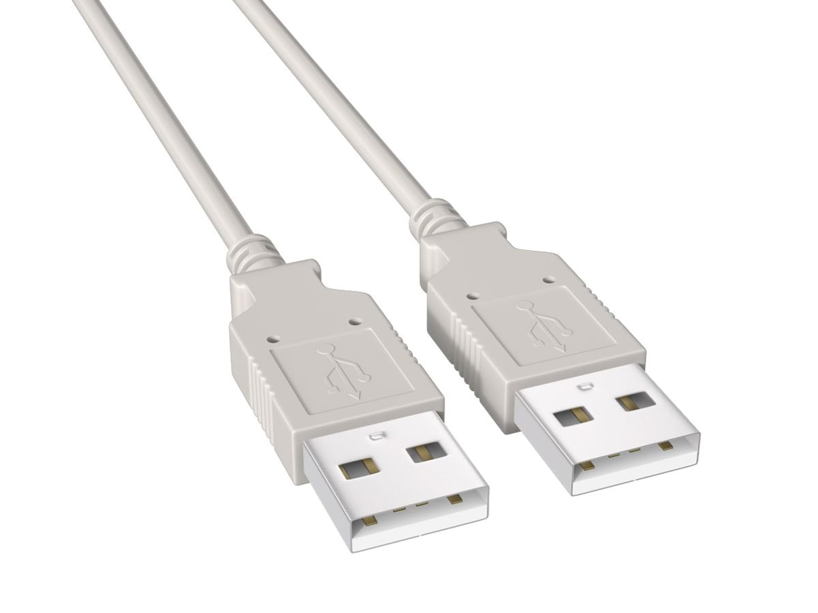 Cable Leader 15ft USB 2.0 Type A Male to Male Cable, Black - Walmart.com