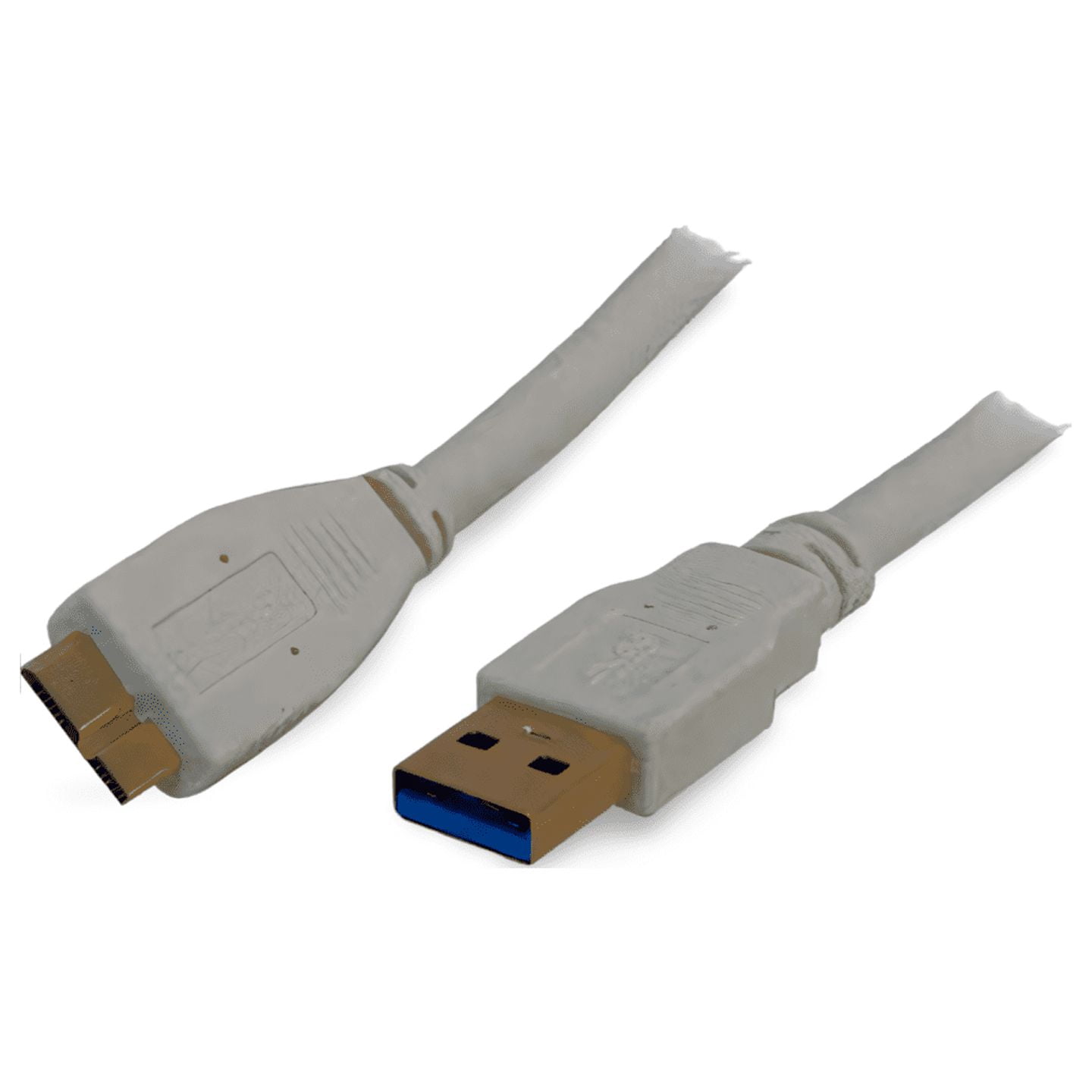 15ft USB 3.0 SuperSpeed Micro B Cable - White - Walmart.com
