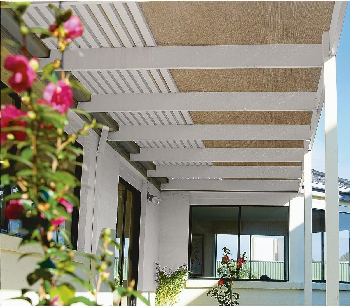 15ft. W x 6ft. W Medium Shadecloth Color: Sandstone - Walmart.com