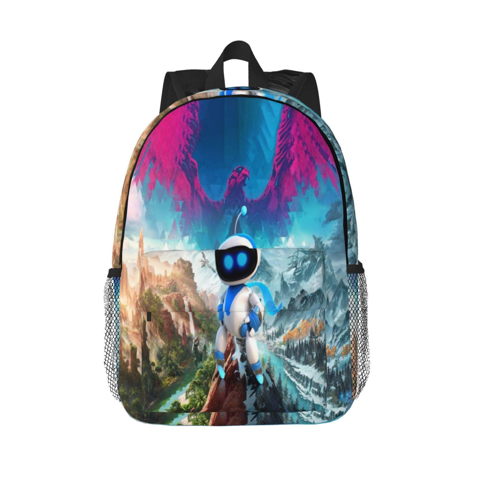 15in Astro B-ot Backpack with Front Pocket Lightweight Bookbag Travel ...