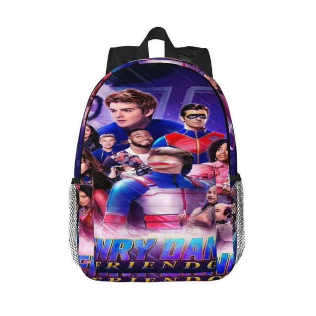 15in Cartoon Henry Danger Backpac Daypack Cute Travel Bag Funny ...