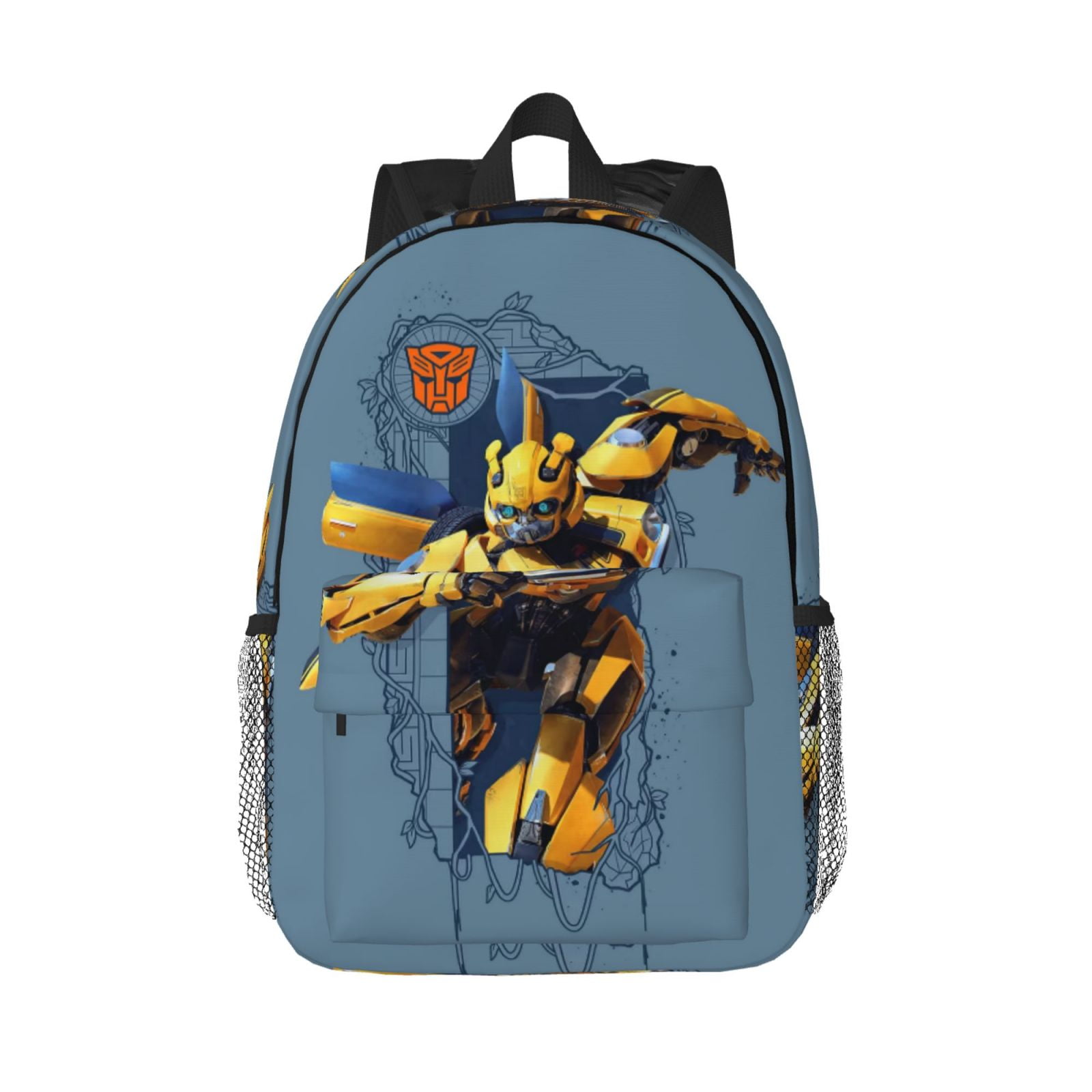 15in Cartoon Trans-Former Backpack Backpack Cute Travel Bag Funny ...