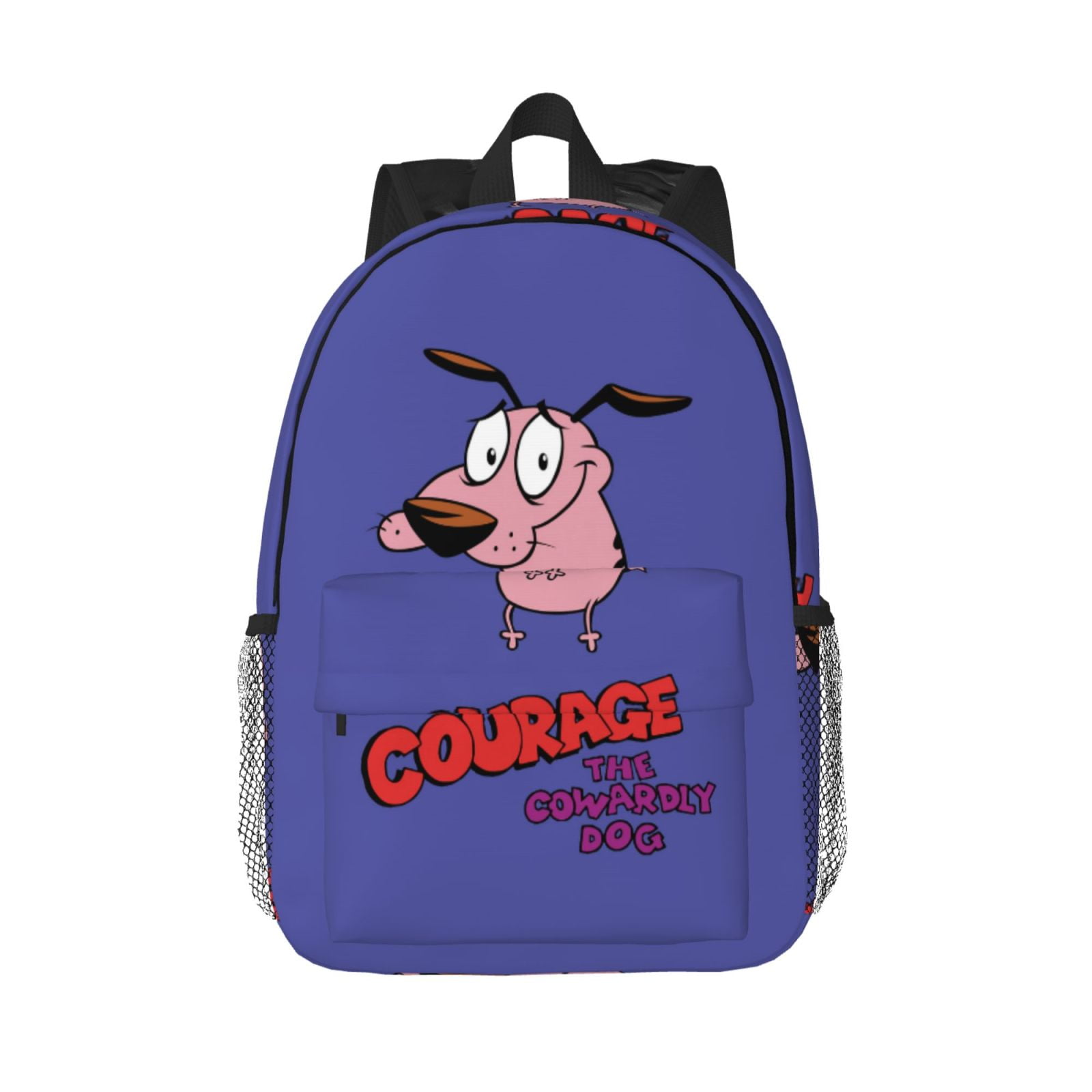15in Courage Cowardly Dog Backpacks Cartoon Prints Laptop Bags ...