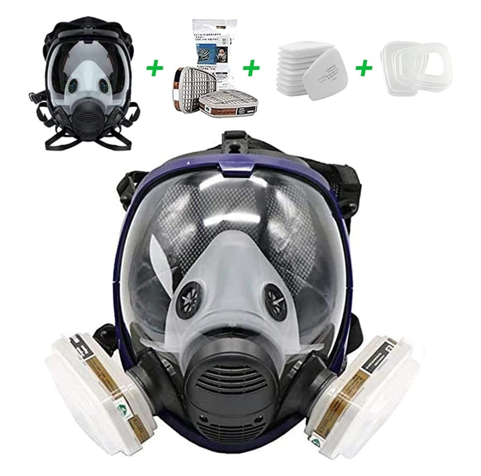 15in1 Full Face Respirator Widely Used in Organic Vapor, Paint Sprayer ...