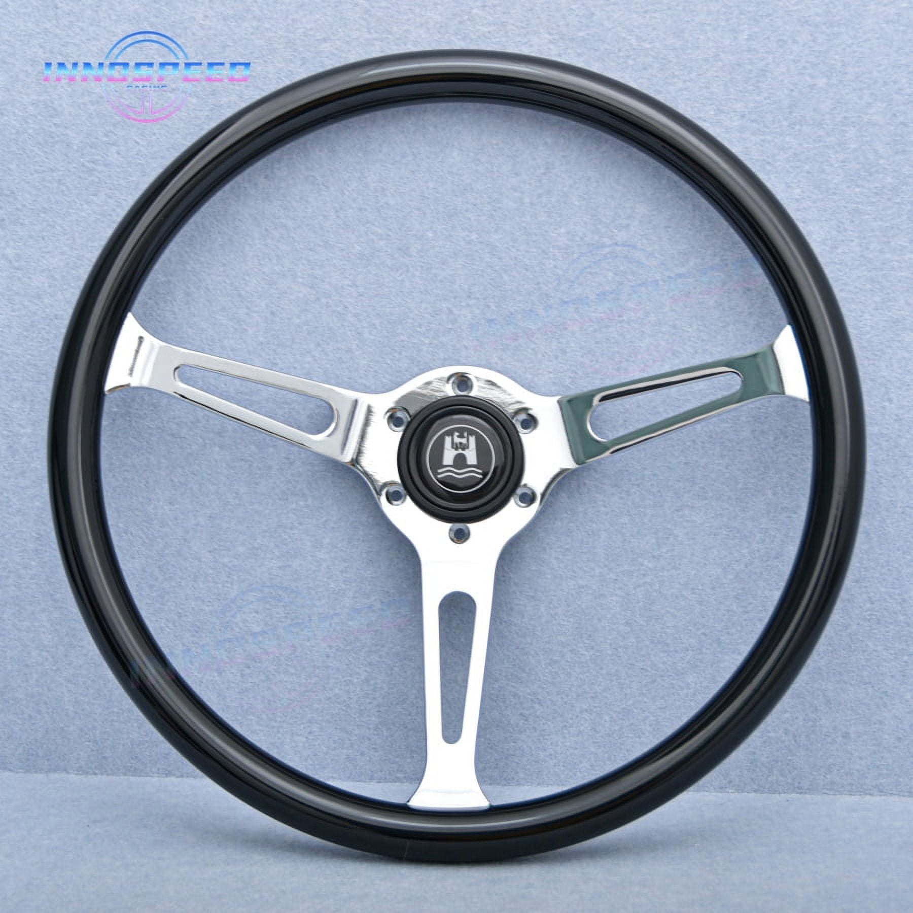 15inch Black Racing Car Sim Steering Wheels Universal Drifting Sport ...