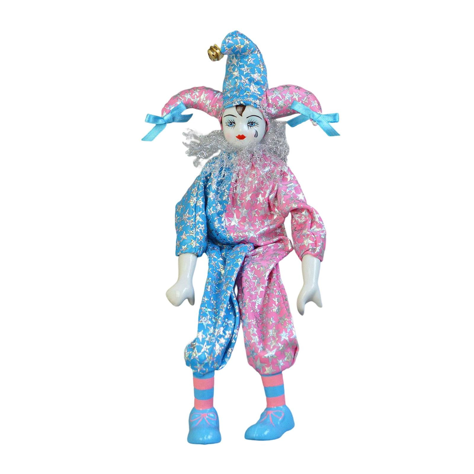 15inch Clown Doll Angle Model Valentine Gift Figure Porcelain Triangel ...
